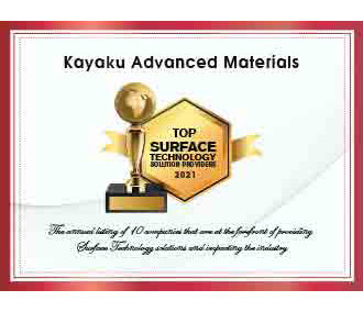 Kayaku Advanced Materials | Top Surface Technology Solution Company-2021